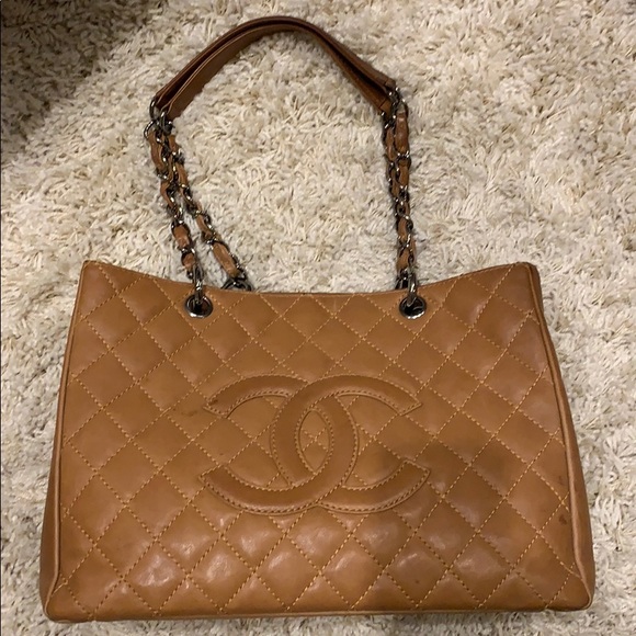 CHANEL | Bags | Chanel Camel Colored Tote | Poshmark